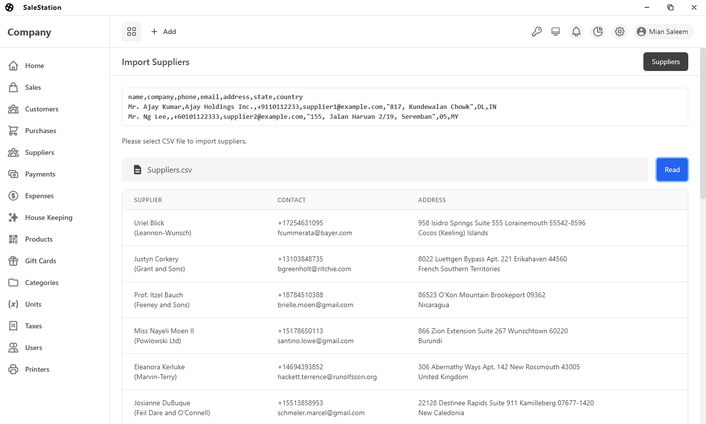 SaleStation - Point of Sale & Business Management System by Tecdiary